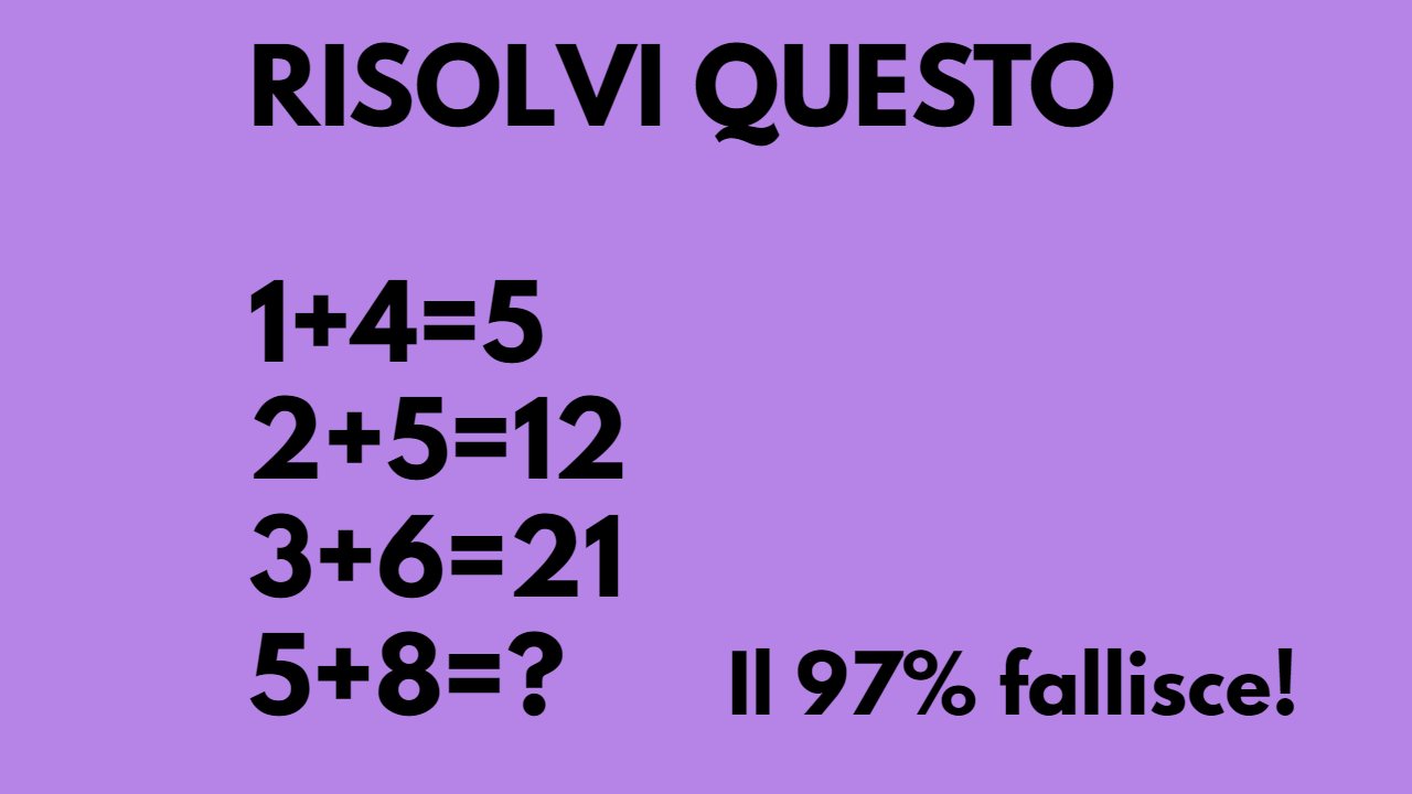 Genio O Schiappa Risolvi Questo Test E Dimostra La Tua Abilità Belligea